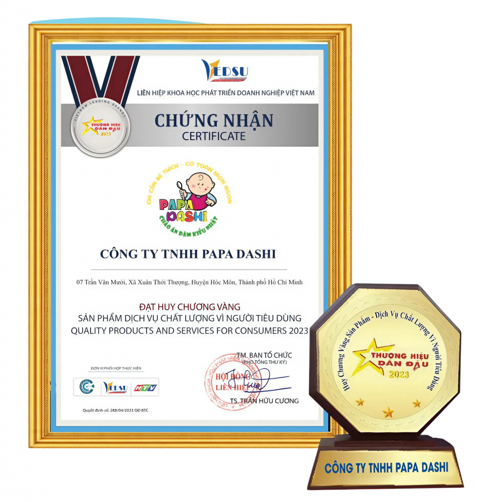 Giới Thiệu - Cháo dinh dưỡng PAPA DASHI